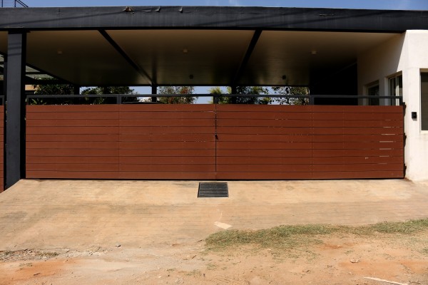 WPC plank for Wall cladding and Gates photos| Versaplank